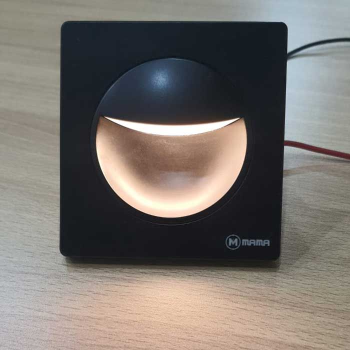 Black LED Step Light - Indoor/Outdoor Stair Light | Homepoint.pk